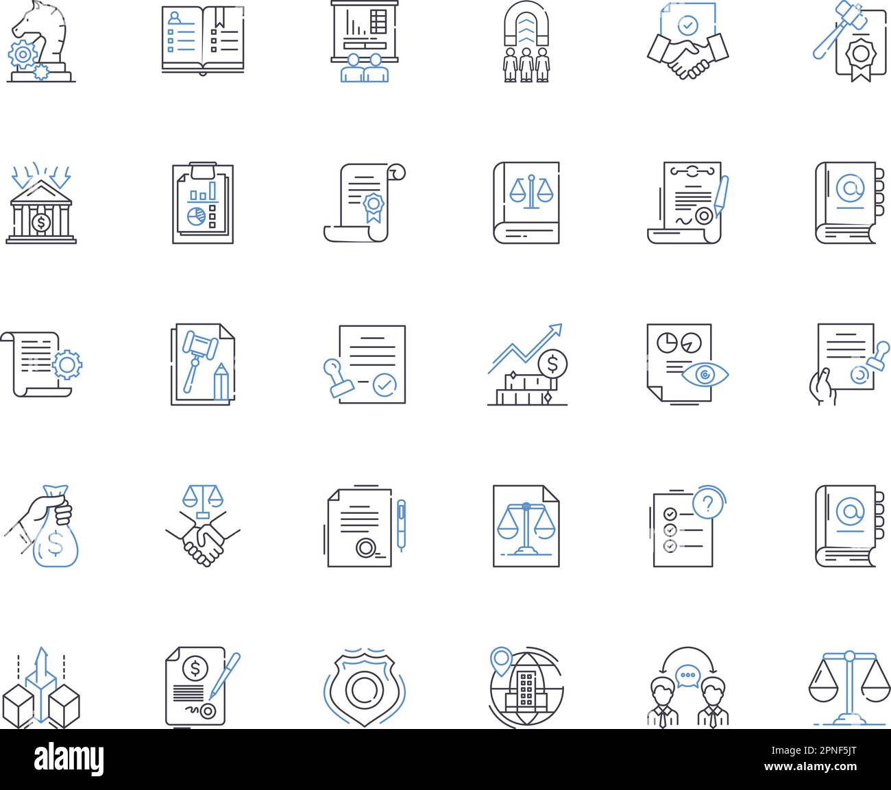Research division line icons collection. Analysis, Experimentation ...