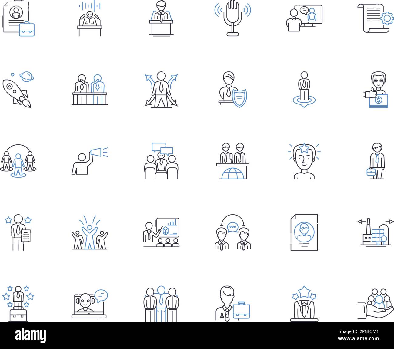 Statecraft line icons collection. Diplomacy, Leadership, Governance ...