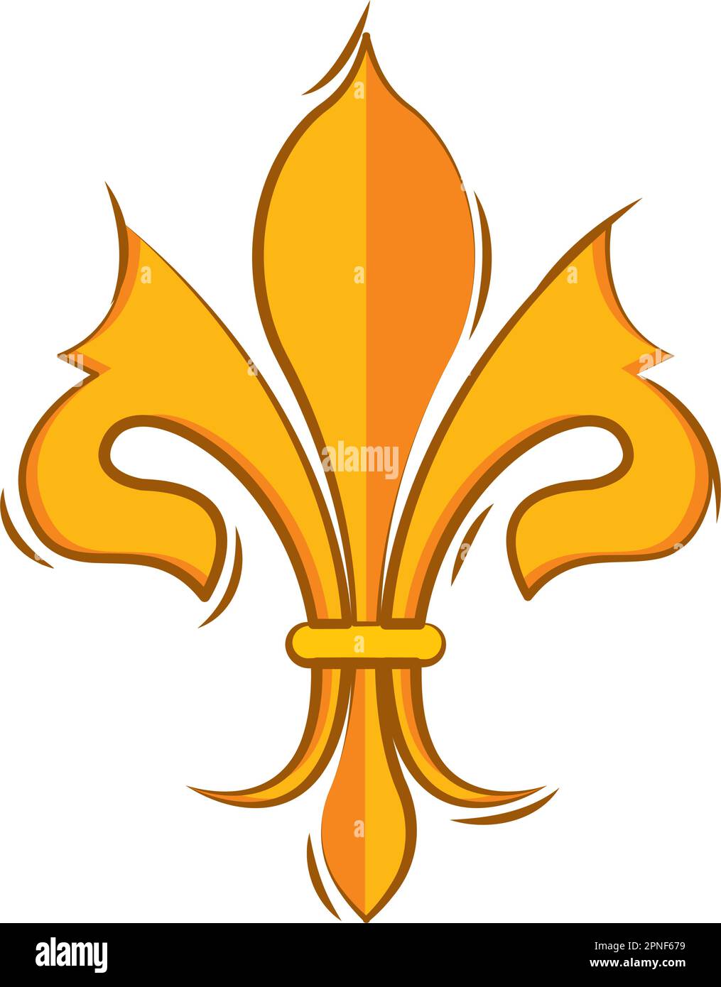 Isolated lys flower symbol icon Vector Stock Vector Image & Art - Alamy