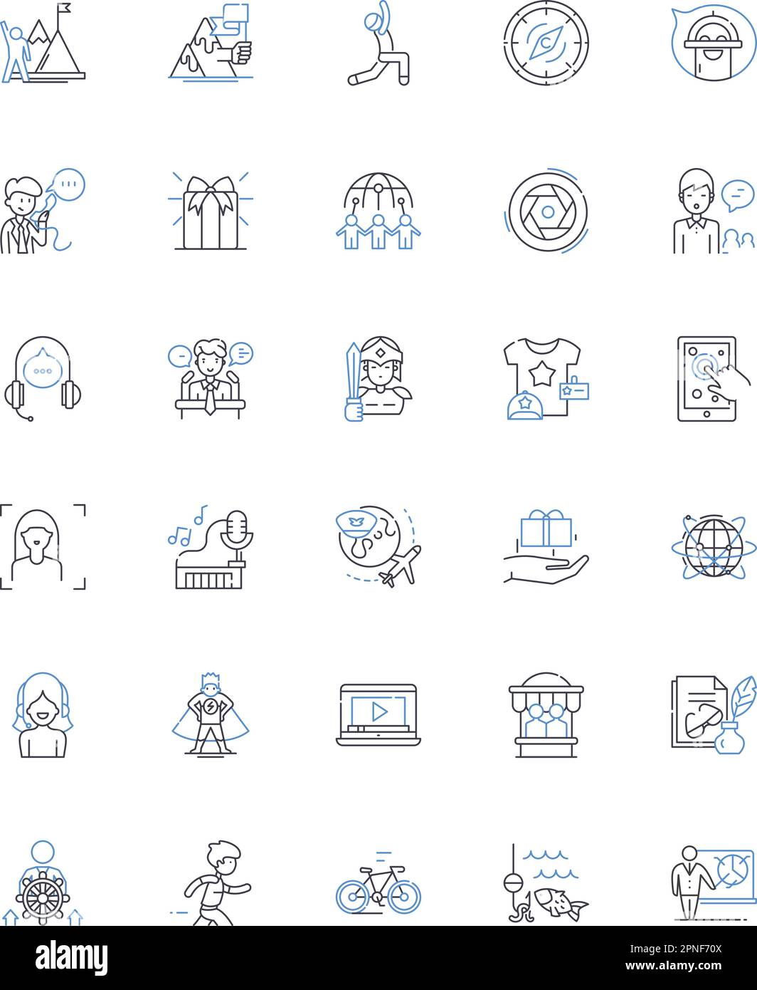 Healing retreat line icons collection. Serenity, Rejuvenation ...