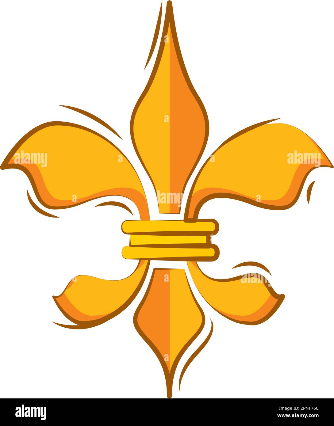 Isolated lys flower symbol icon Vector Stock Vector Image & Art - Alamy