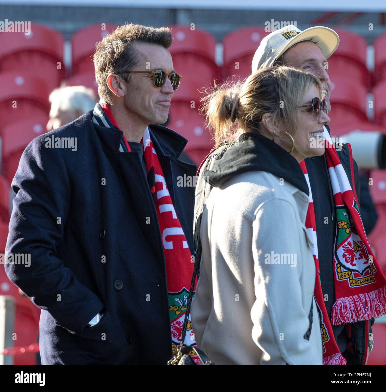 Wrexham, Wrexham County Borough, Wales, 18th April 2023. Wrexham co ...