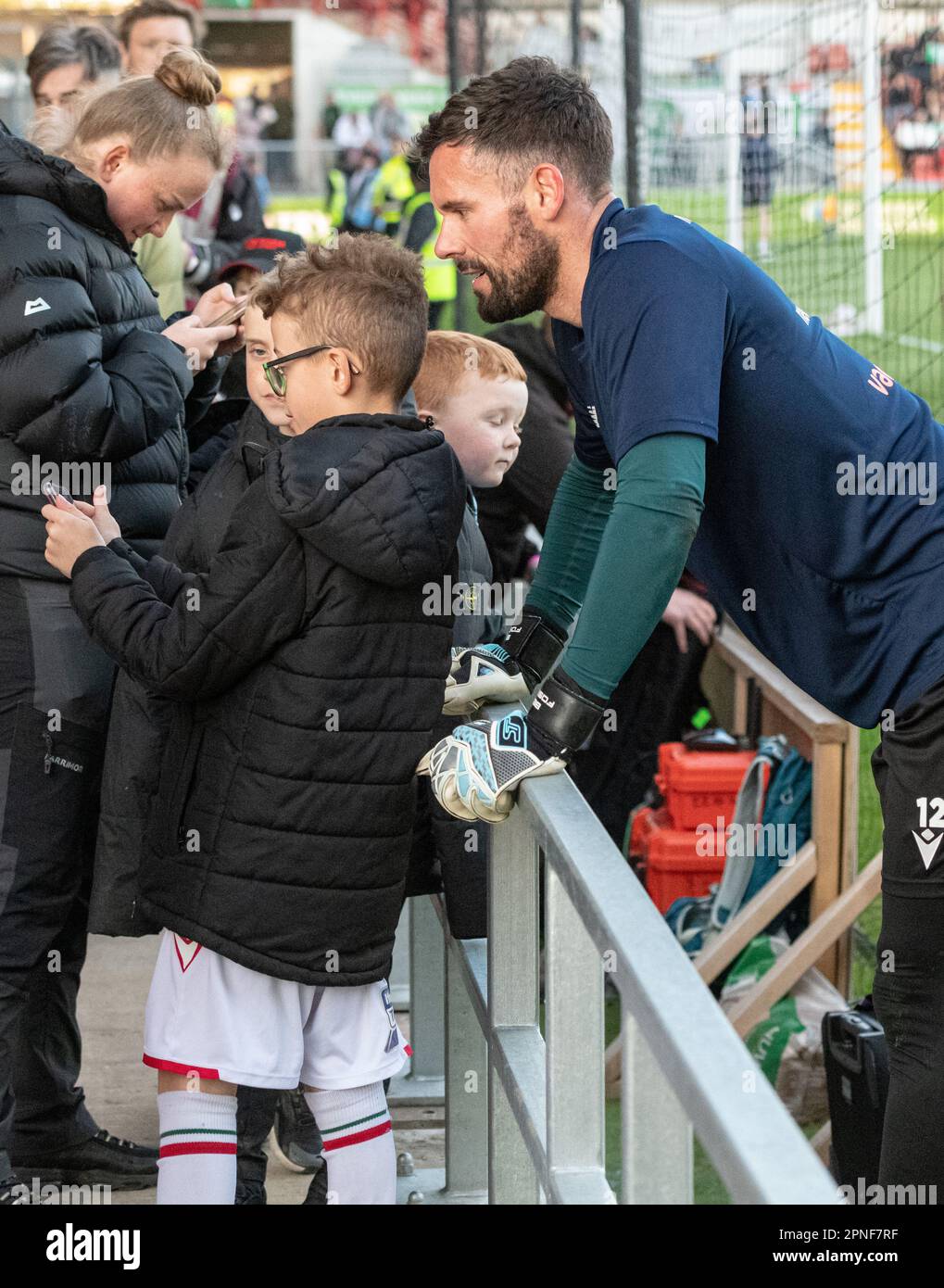 Wrexham, Wrexham County Borough, Wales, 18th April 2023. Wrexham ...