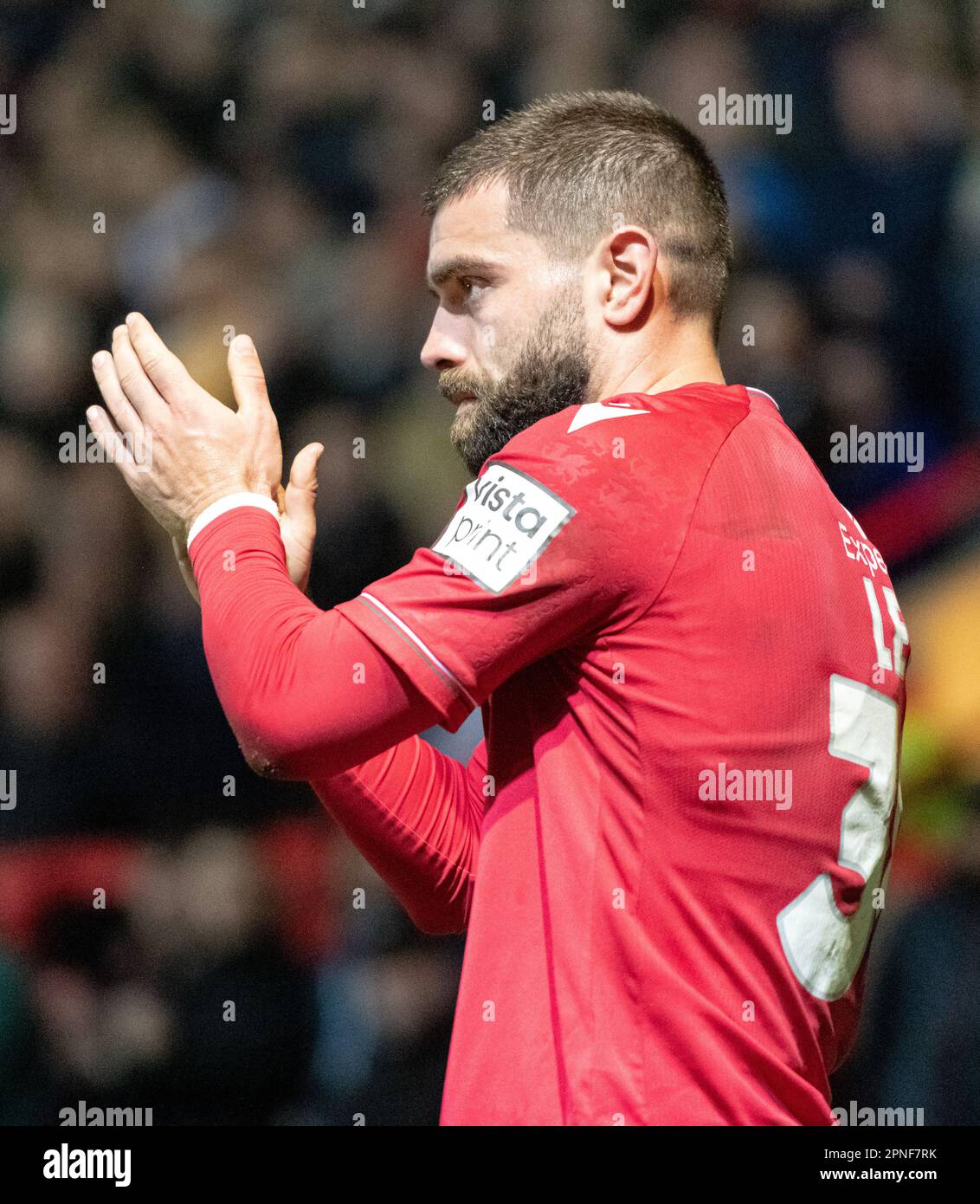 Wrexham, Wrexham County Borough, Wales, 18th April 2023. Wrexham’s ...