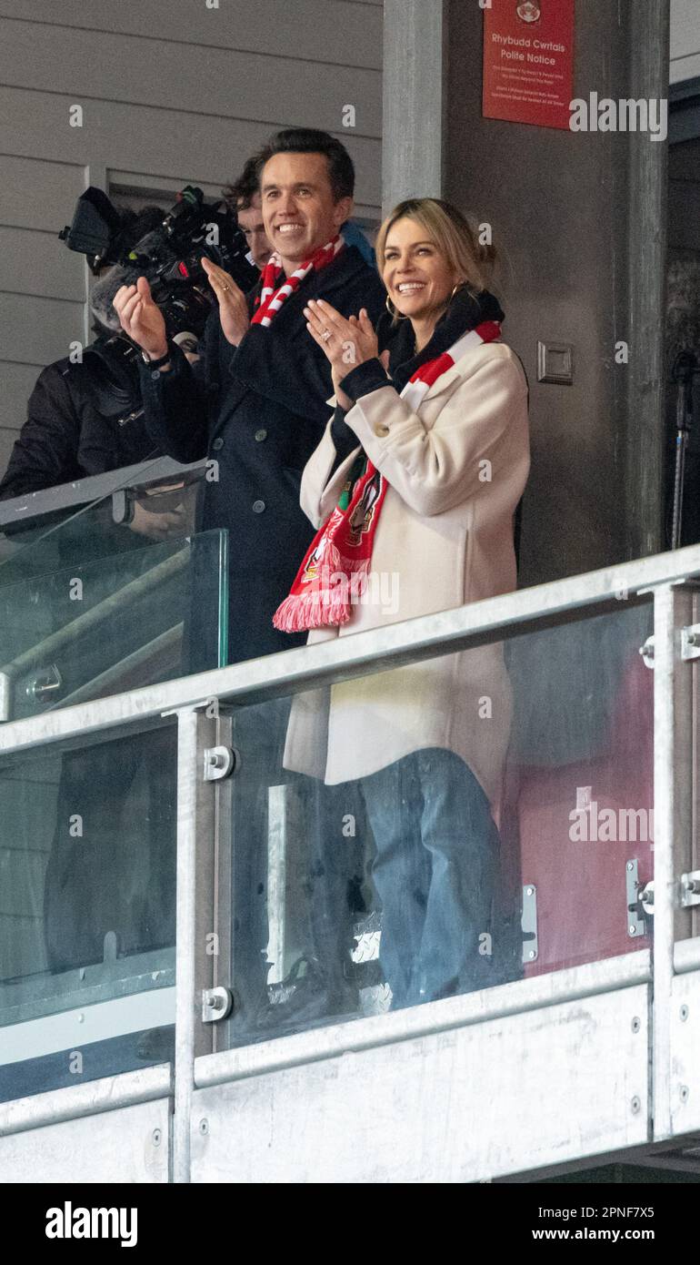 Wrexham, Wrexham County Borough, Wales, 18th April 2023. Wrexham co ...