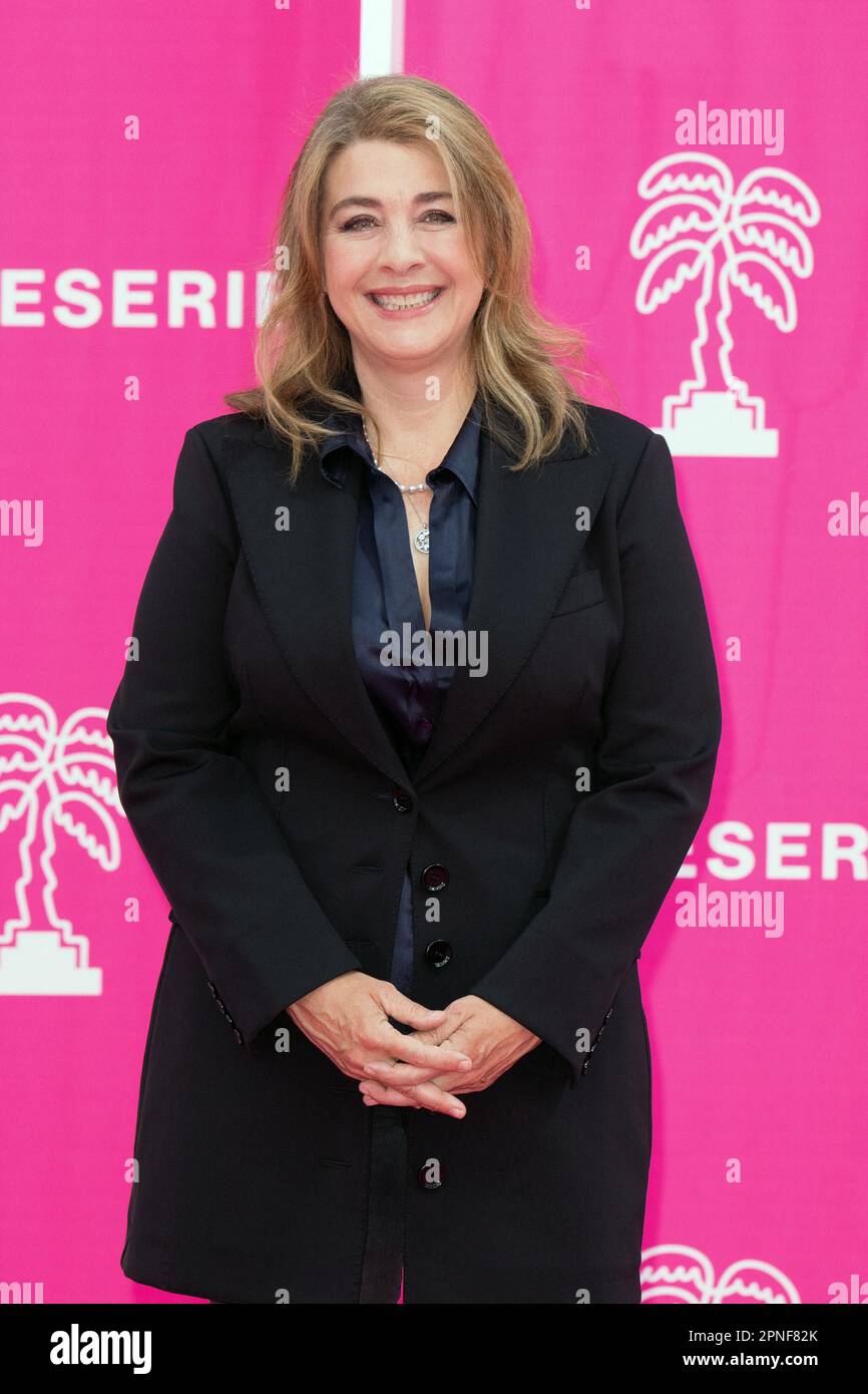 Cannes, France. 19th Apr, 2023. Alexandra Cunningham attends during the ...