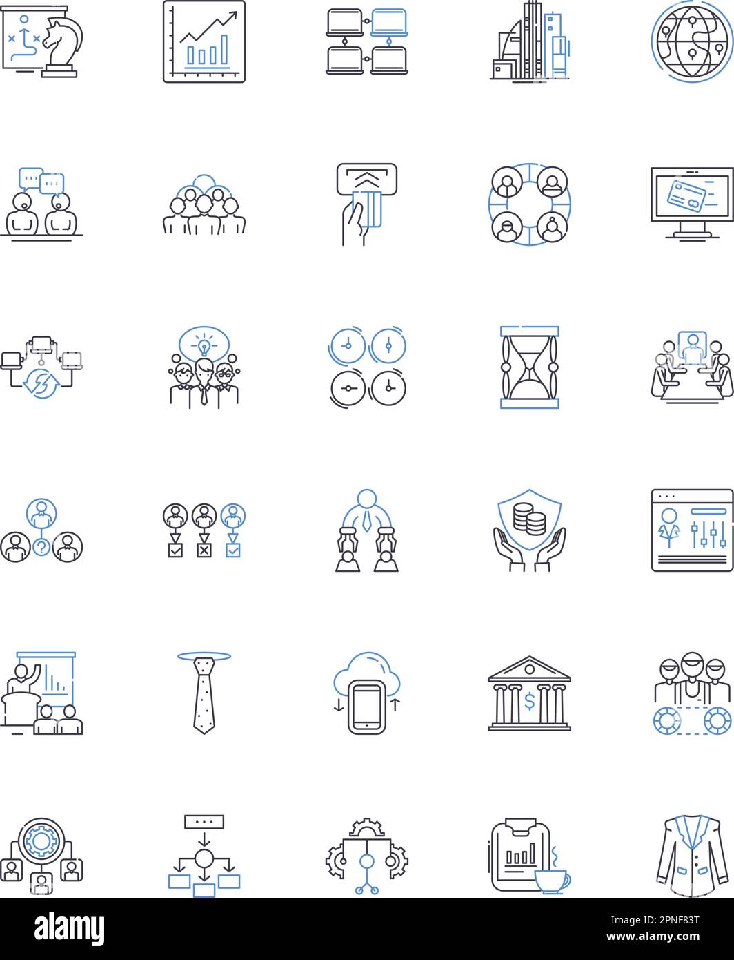 Collaborative Consumption line icons collection. Sharing, Bartering ...