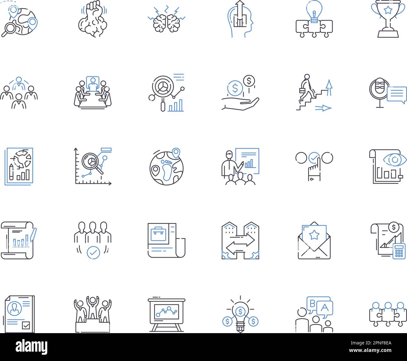 Population growth line icons collection. Demographics, Fertility ...