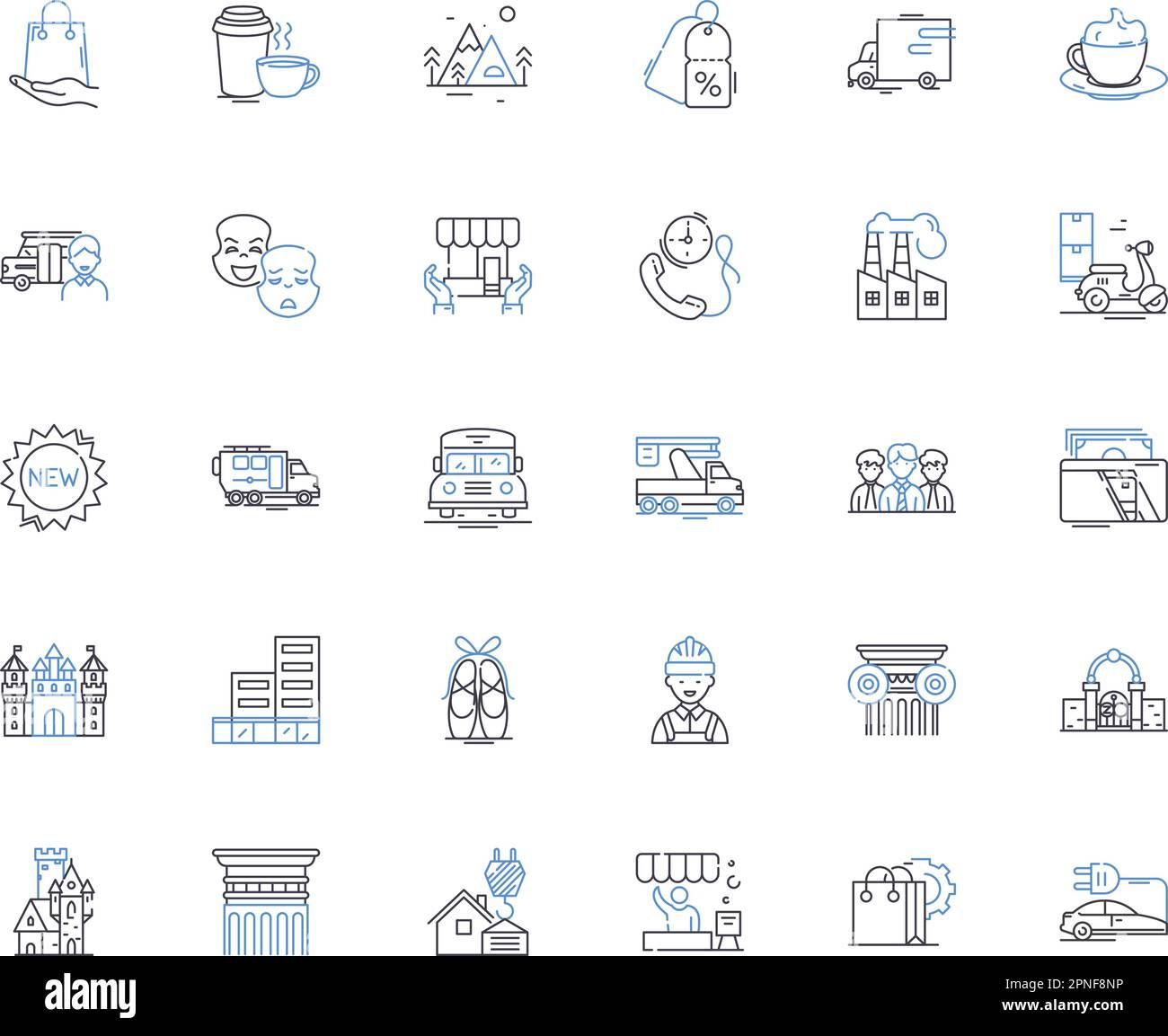 Crowds high street Stock Vector Images - Alamy