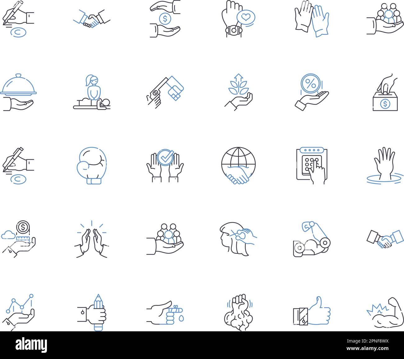 Progression line icons collection. Advancement, Development, Growth ... Progression line icons collection. Advancement, Development, Growth ...