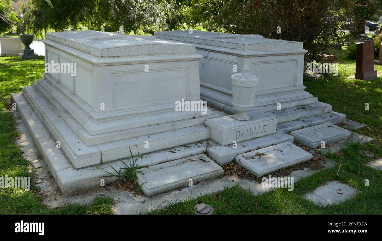 Los Angeles, California, USA 16th April 2023 Director/Producer Cecil B. DeMille Grave/Mausoleum ...