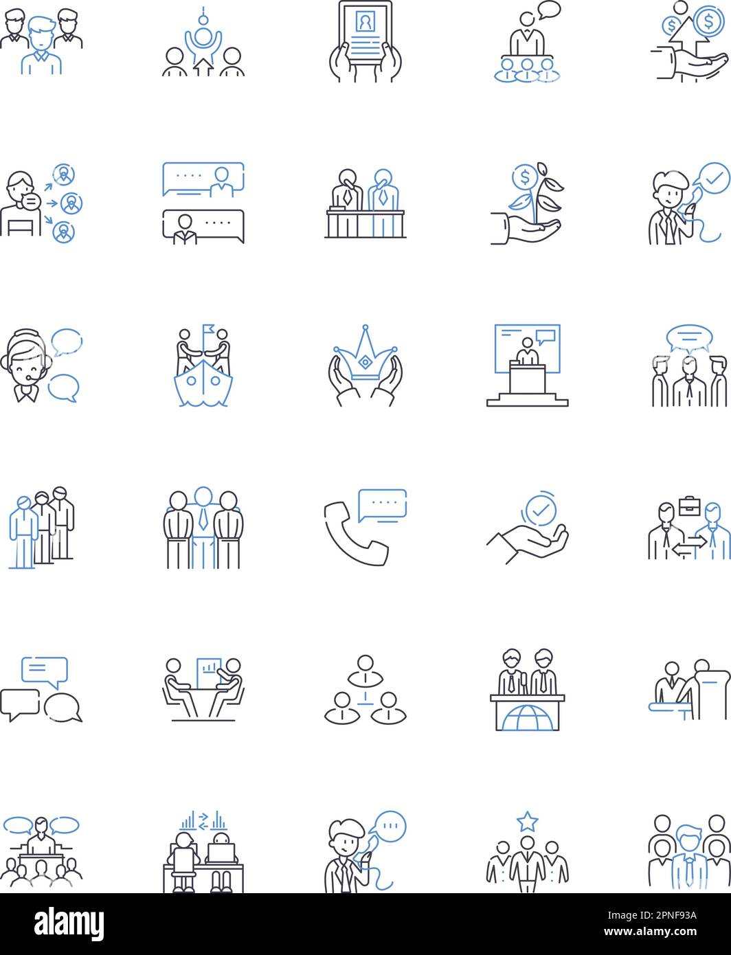 Empowering individuals line icons collection. Independence, Self-worth ...