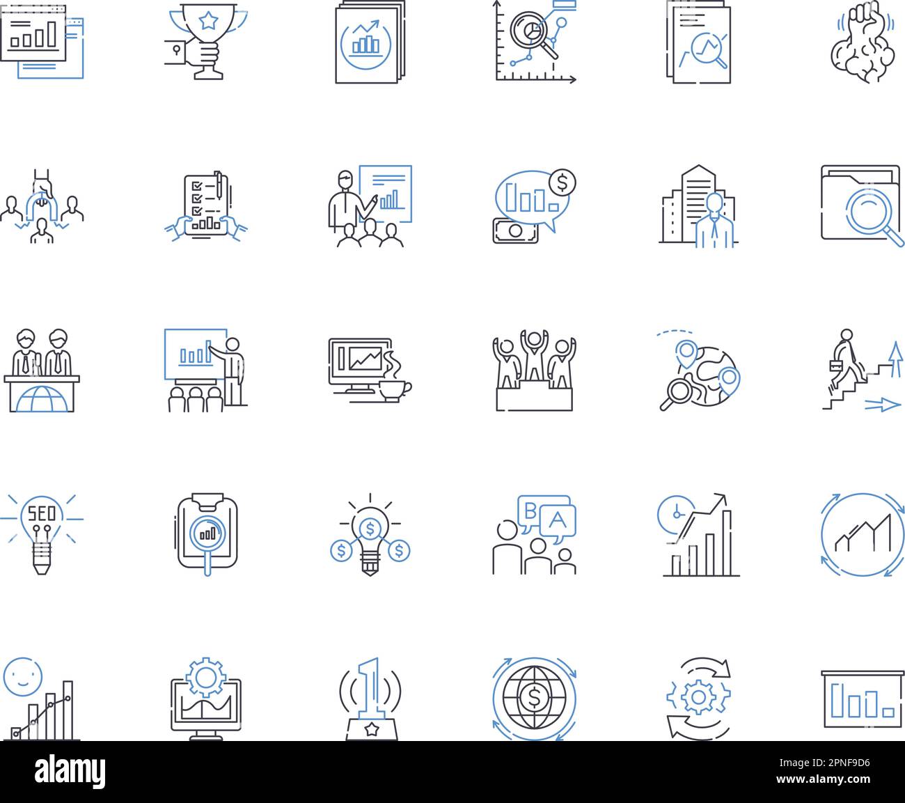 Evolution Line Icons Collection Darwin Adaptation Natural Selection