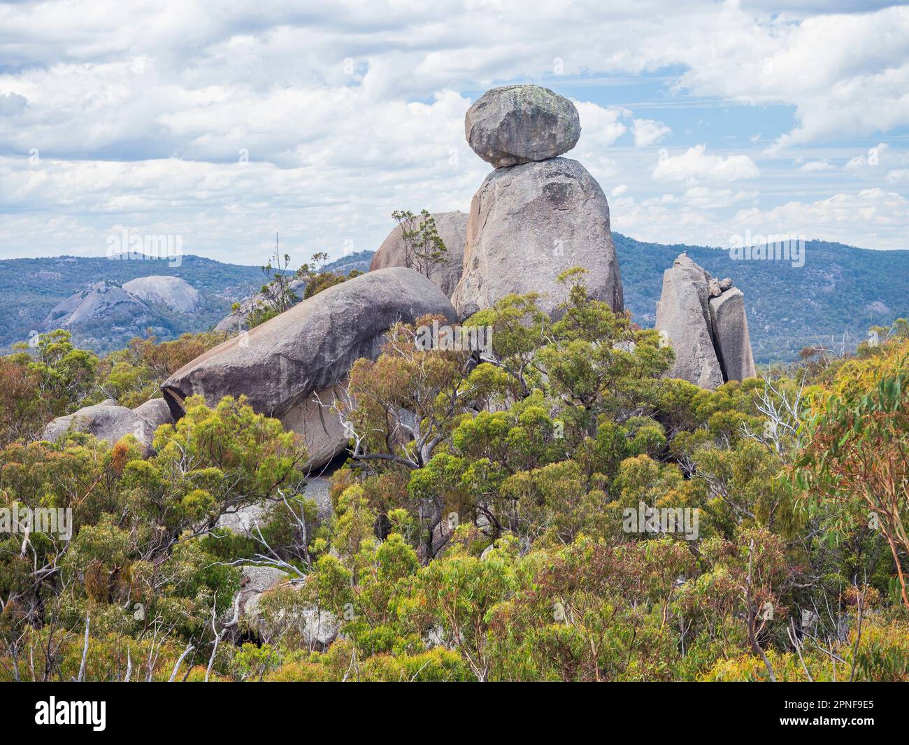 Australia, Queensland, Girraween National Park, Rock formations and ...