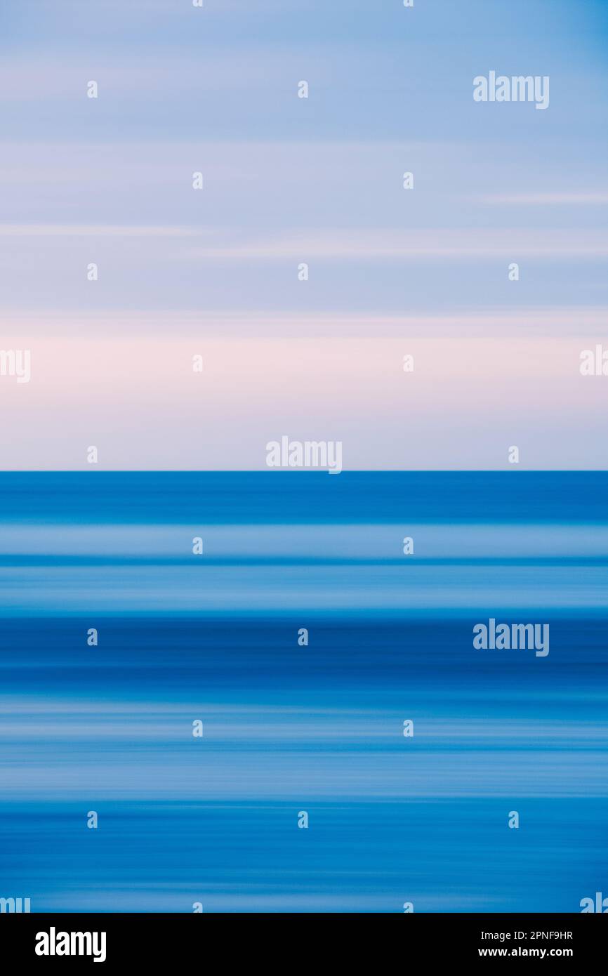 Smooth blue surface of sea Stock Photo - Alamy