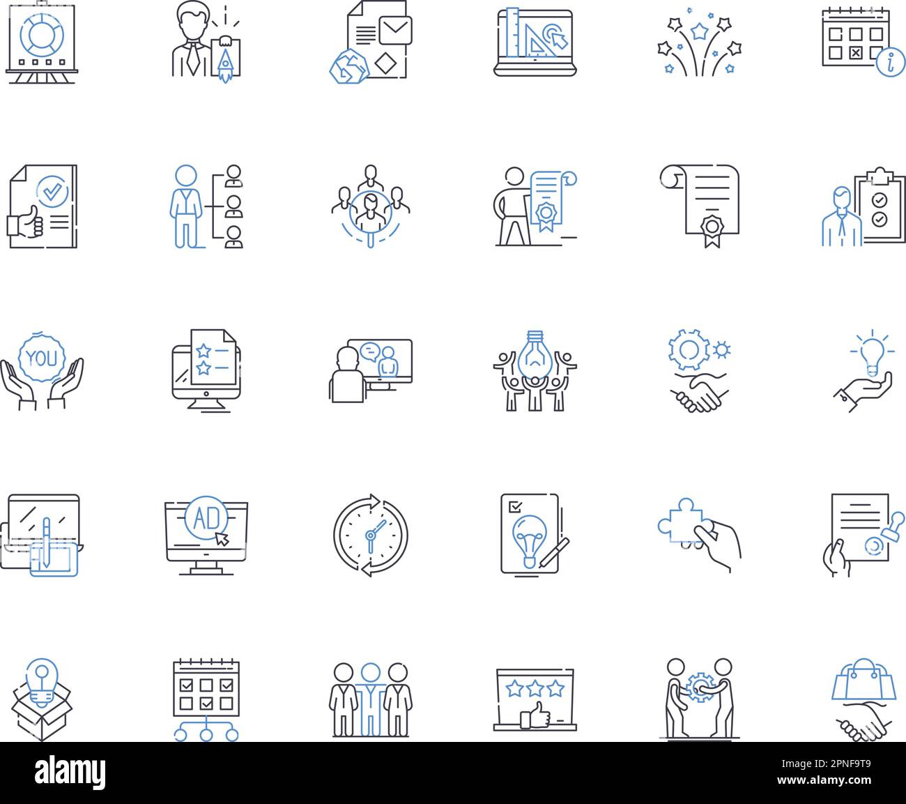 Commerce line icons collection. Transaction, Exchange, Market, Sales ...