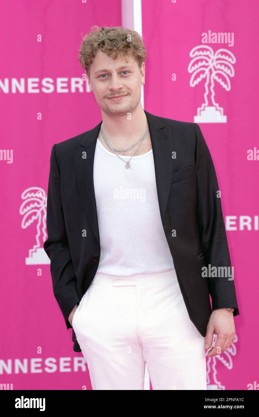 Cannes, France. 19th Apr, 2023. Antoine Olivier Pilon attends during ...