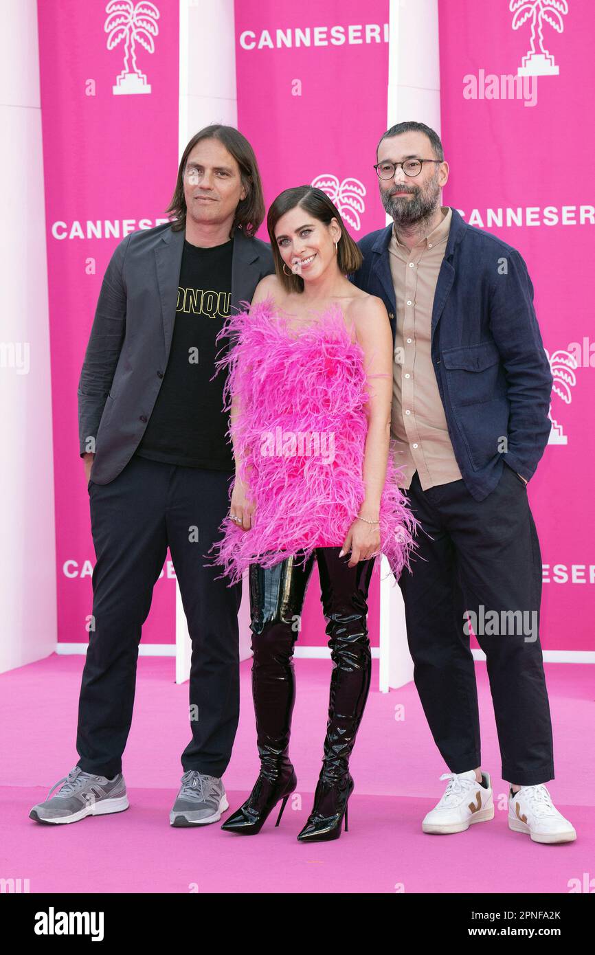 Cannes, France. 19th Apr, 2023. Rafael Cobos, María Leon and guest ...