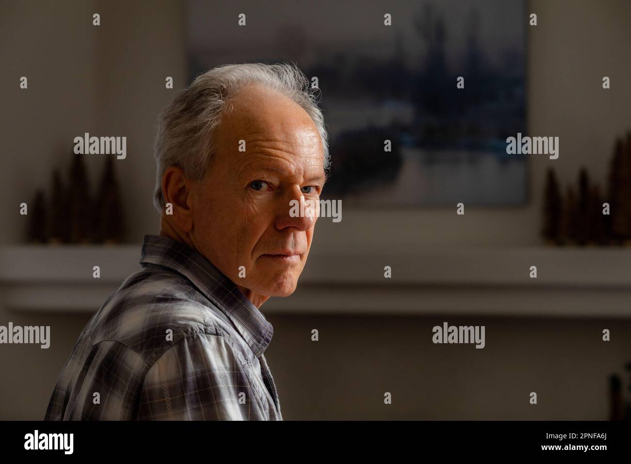 Man 70s portrait hi-res stock photography and images - Alamy