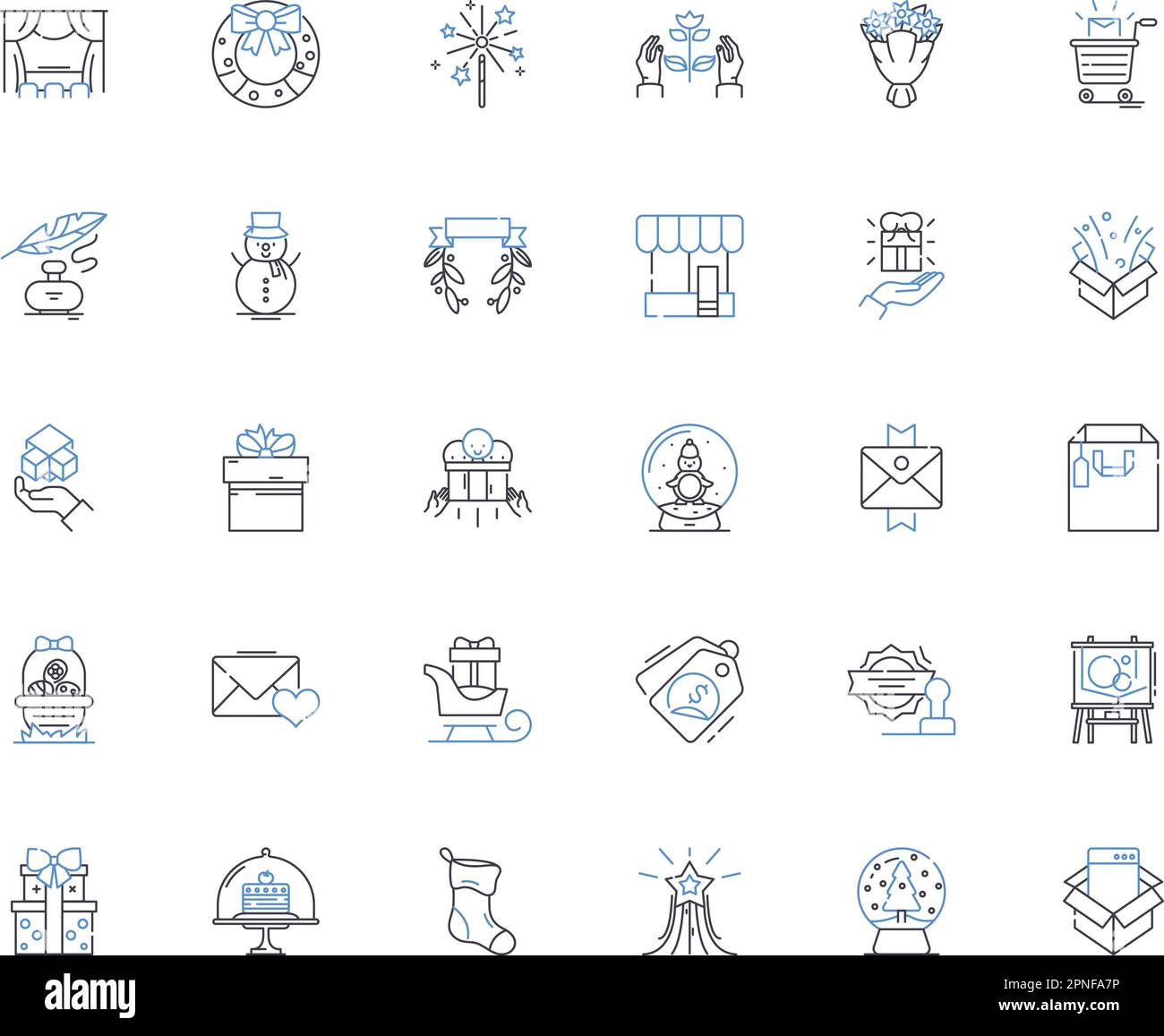 Prizes line icons collection. Rewards, Gifts, Bonuses, Awards, Trophies ...