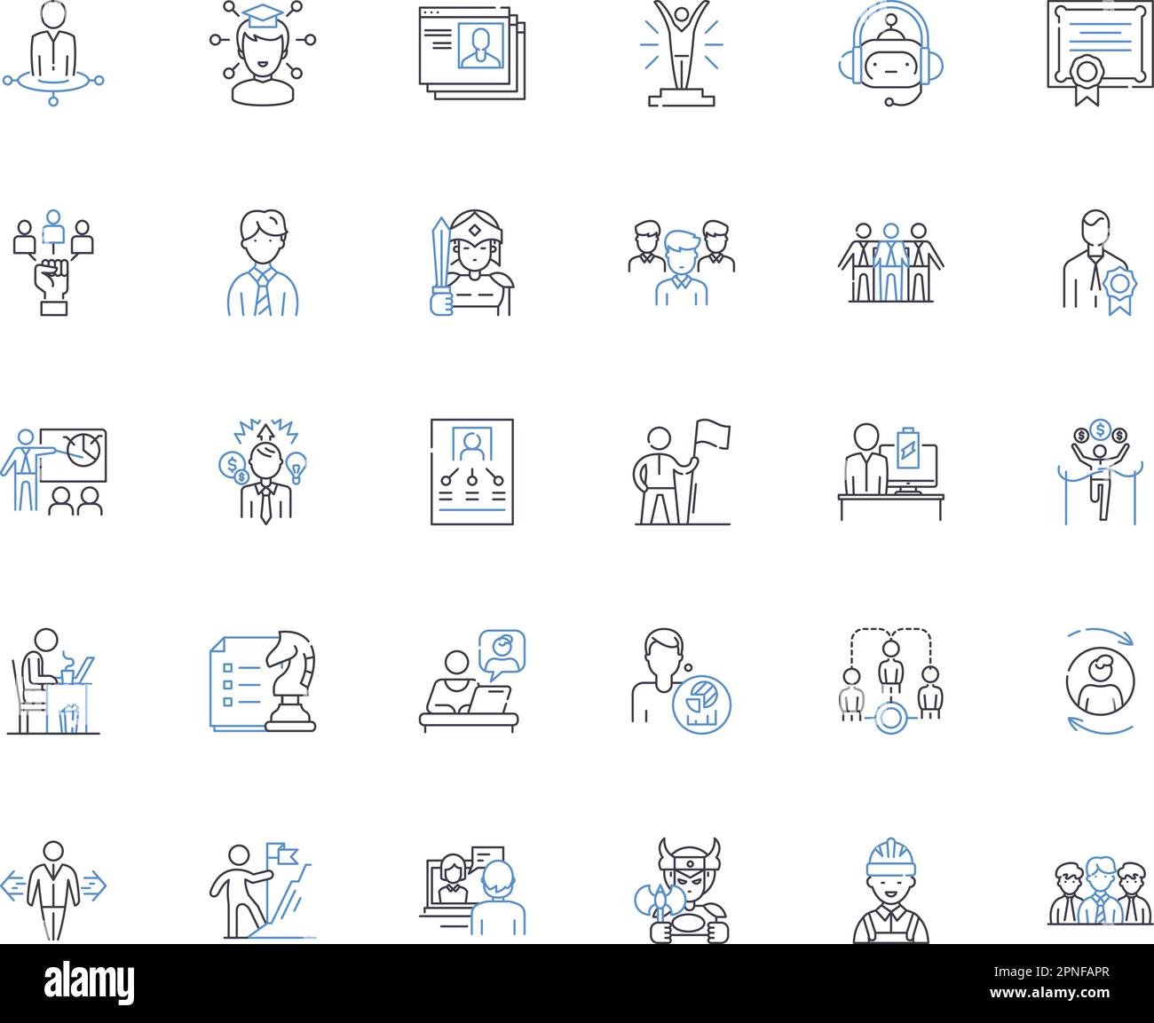 Alliance community line icons collection. Collaboration, Unity ...