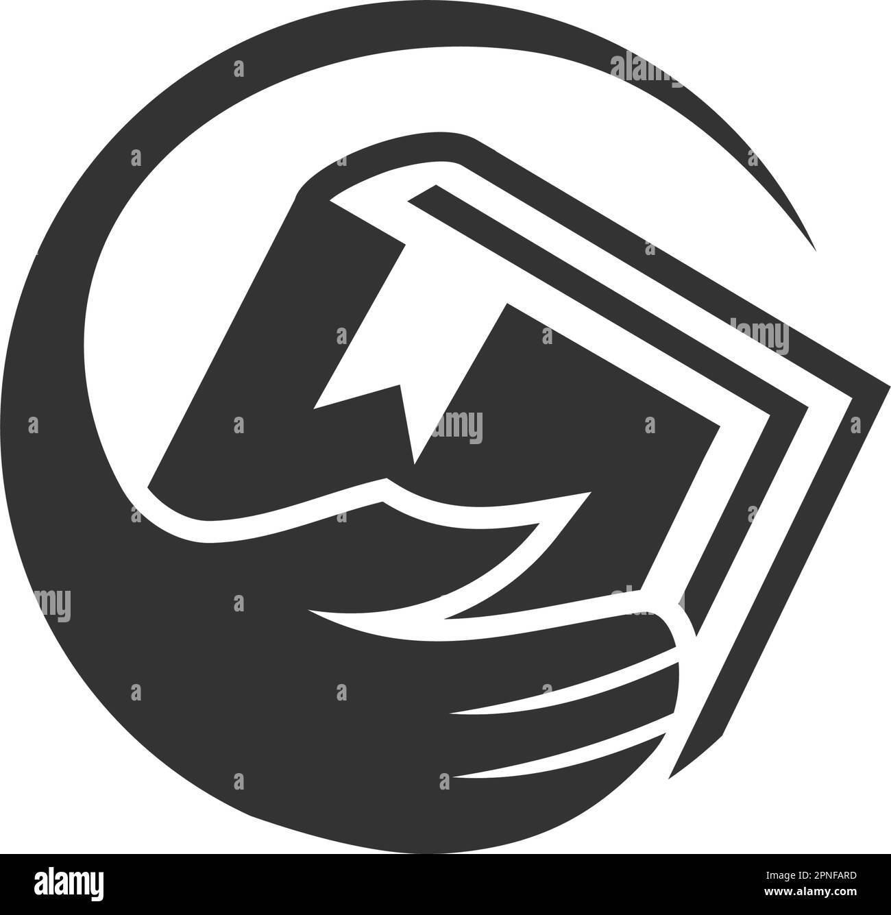 open book logo template. Icon Illustration Brand Identity. Isolated and ...