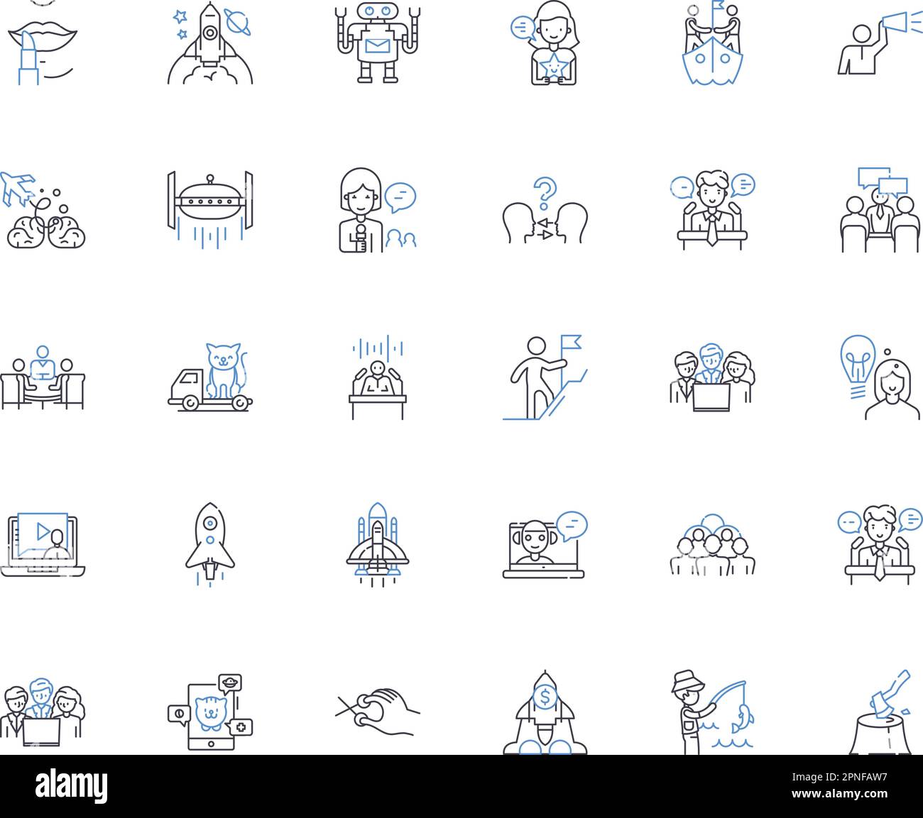 Quest line icons collection. Adventure, Journey, Mission, Challenge ...