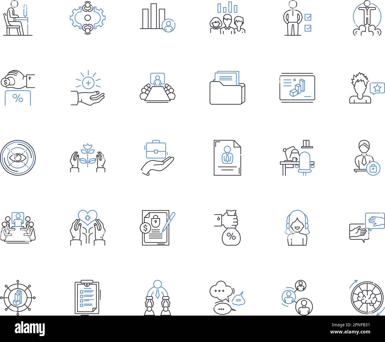 Budget planning line icons collection. Frugal, Economical, Reduction ...