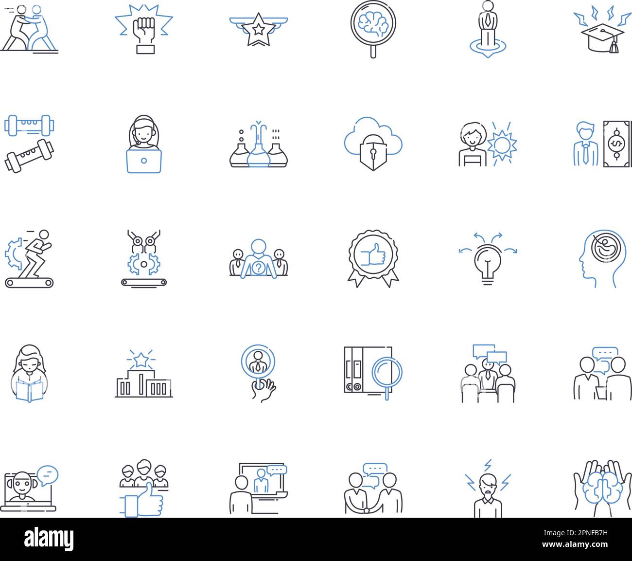 Knowledge industry line icons collection. Education, Learning, Training ...
