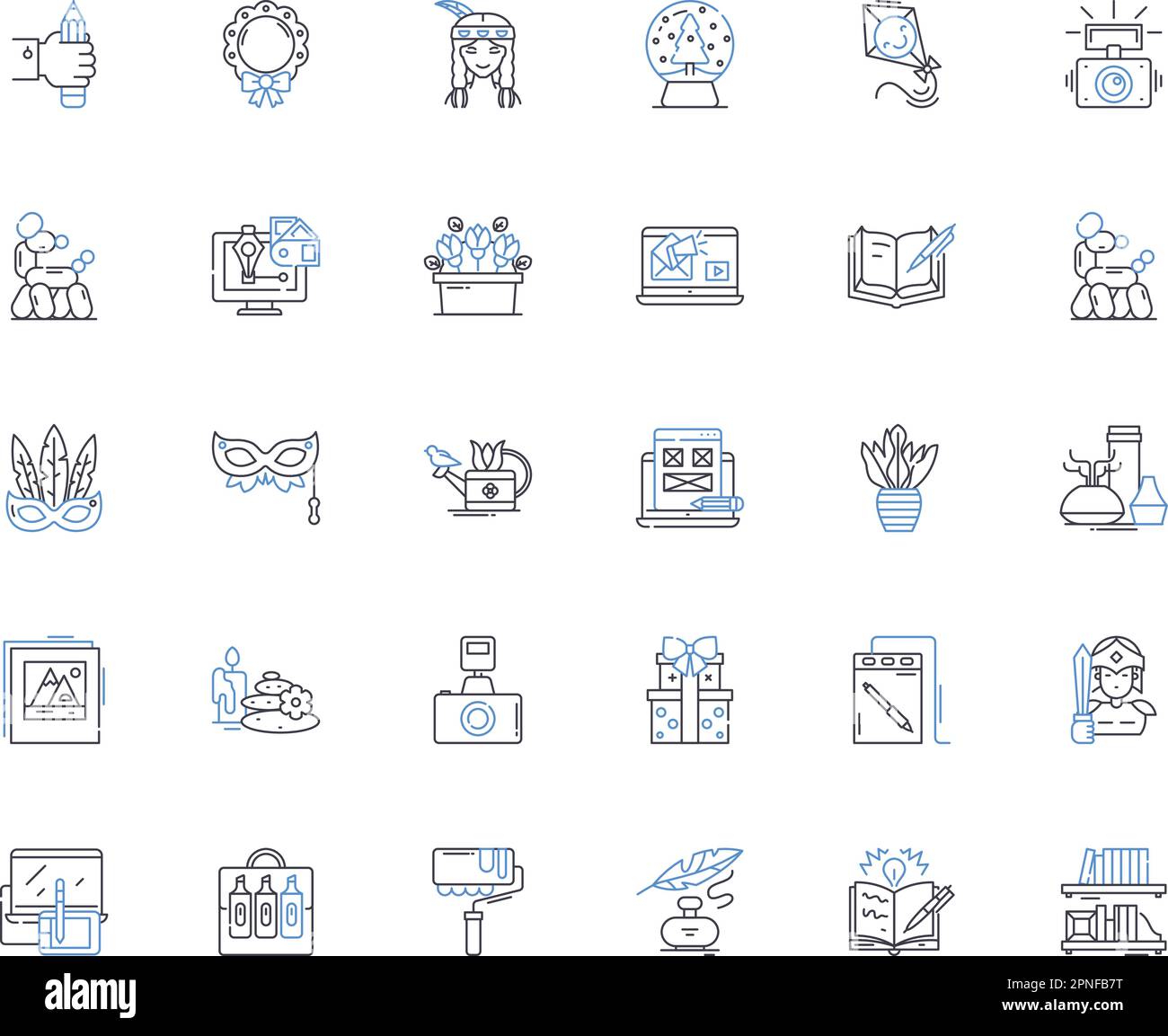 Resourceful line icons collection. Creative, Adaptable, Inventive ... Resourceful line icons collection. Creative, Adaptable, Inventive ...
