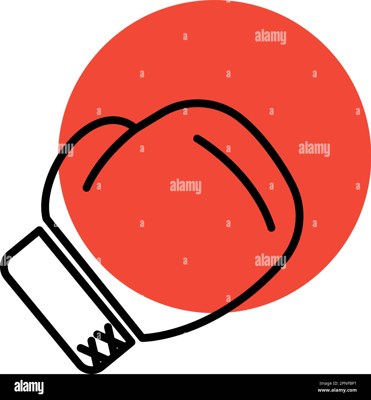 Isolated colored boxing gauntlet sport icon Vector Stock Vector Image ...