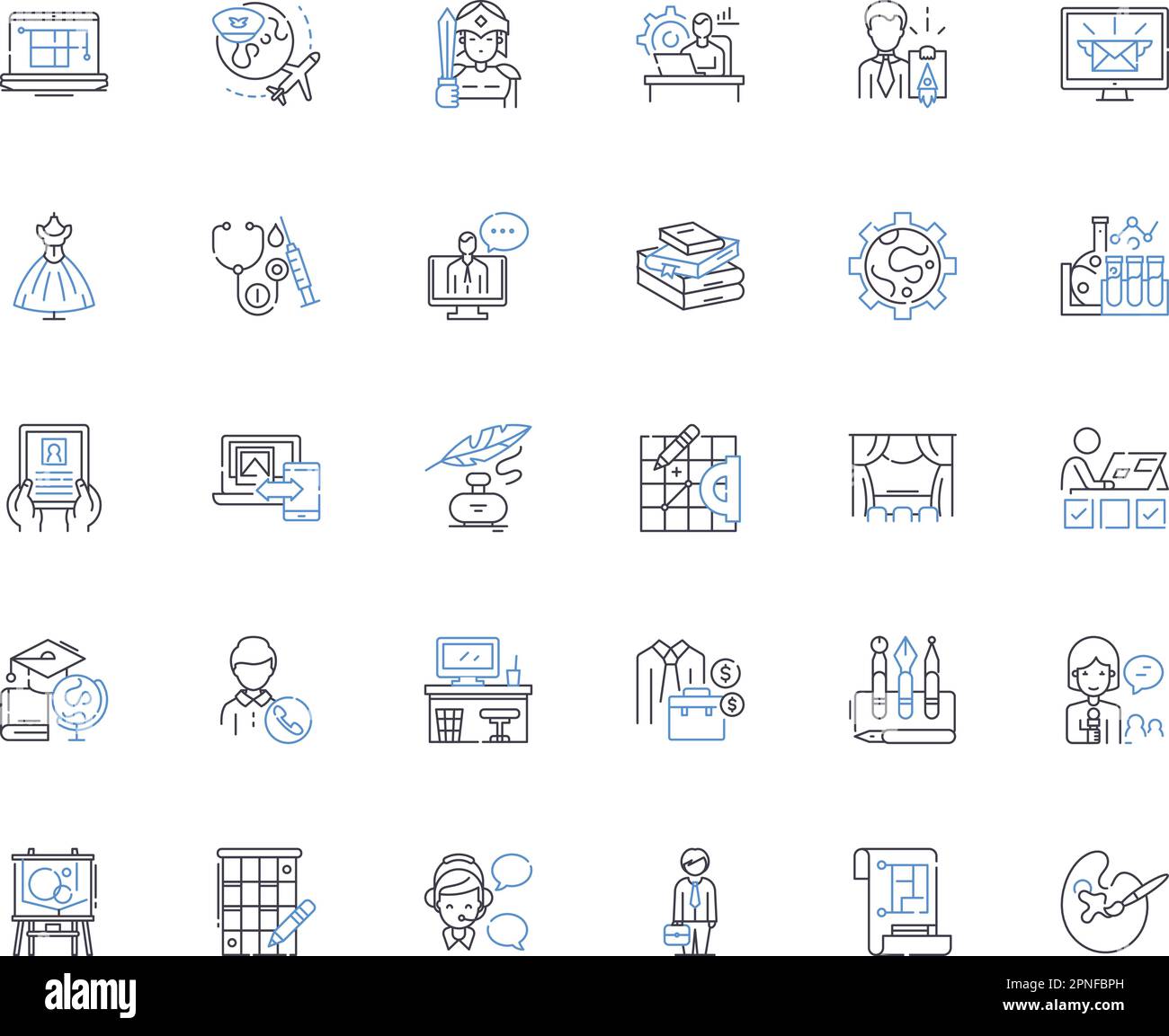 Remote Consultant line icons collection. Freelance, Remote, Virtual ... Remote Consultant line icons collection. Freelance, Remote, Virtual ...