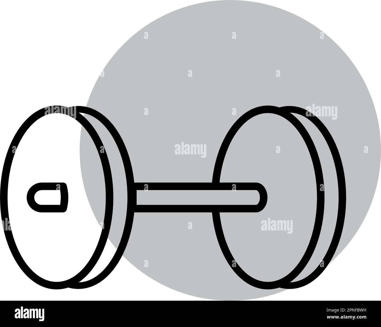 Isolated colored weight sport icon Vector Stock Vector Image & Art - Alamy