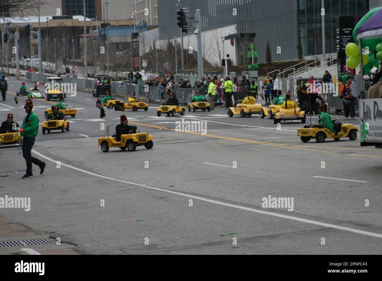 The St. Louis St. Patrick's Day Parade 2023 on Market Street in ...