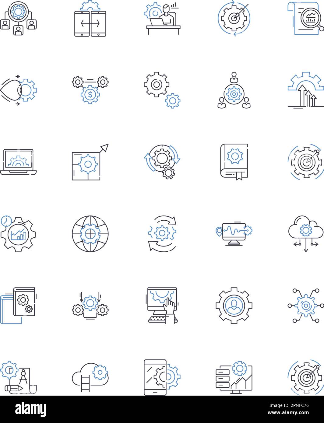 Configuration line icons collection. Set-up, Arrangement, Installation ... Configuration line icons collection. Set-up, Arrangement, Installation ...