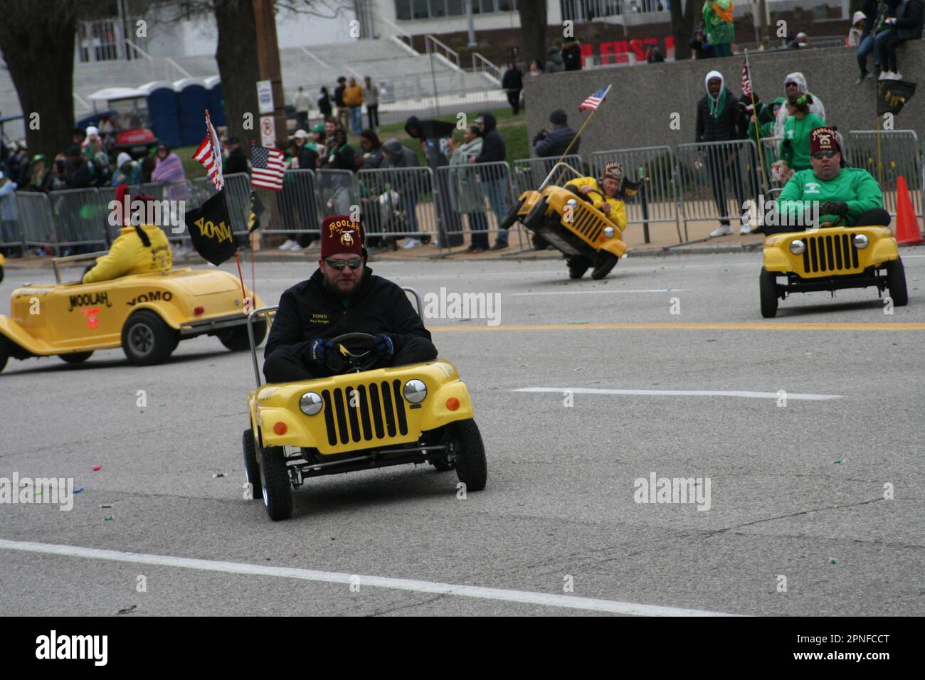 The St. Louis St. Patrick's Day Parade 2023 on Market Street in ...