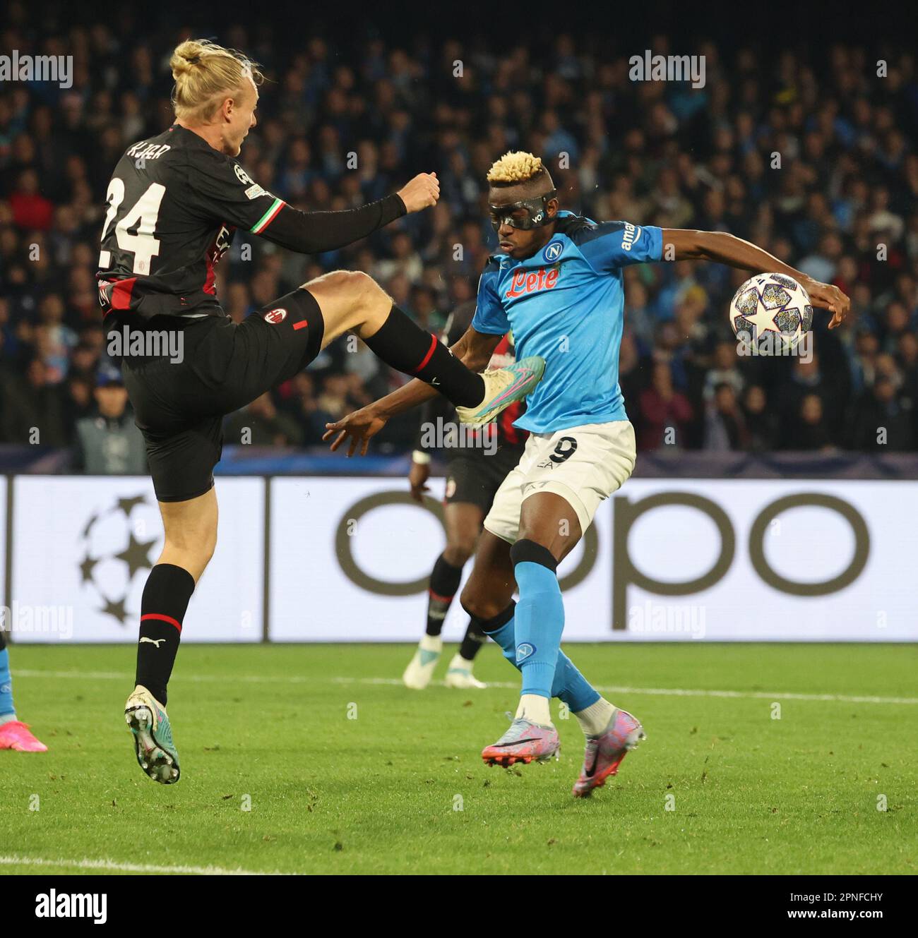 April 18, 2023: Napoli 18/04/2023, durante la partita di calcio dei ...