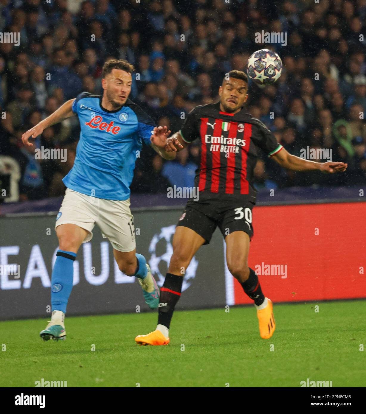 Naples, Campania, Italy. 18th Apr, 2023. Napoli 04/18/2023, during the quarter final soccer ...