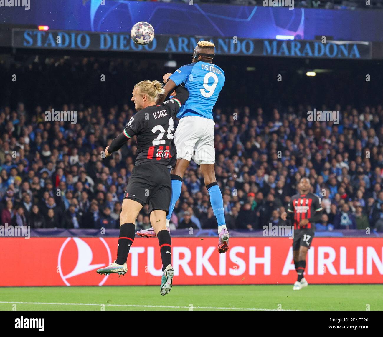Naples, Campania, Italy. 18th Apr, 2023. Napoli 04/18/2023, during the quarter final soccer ...