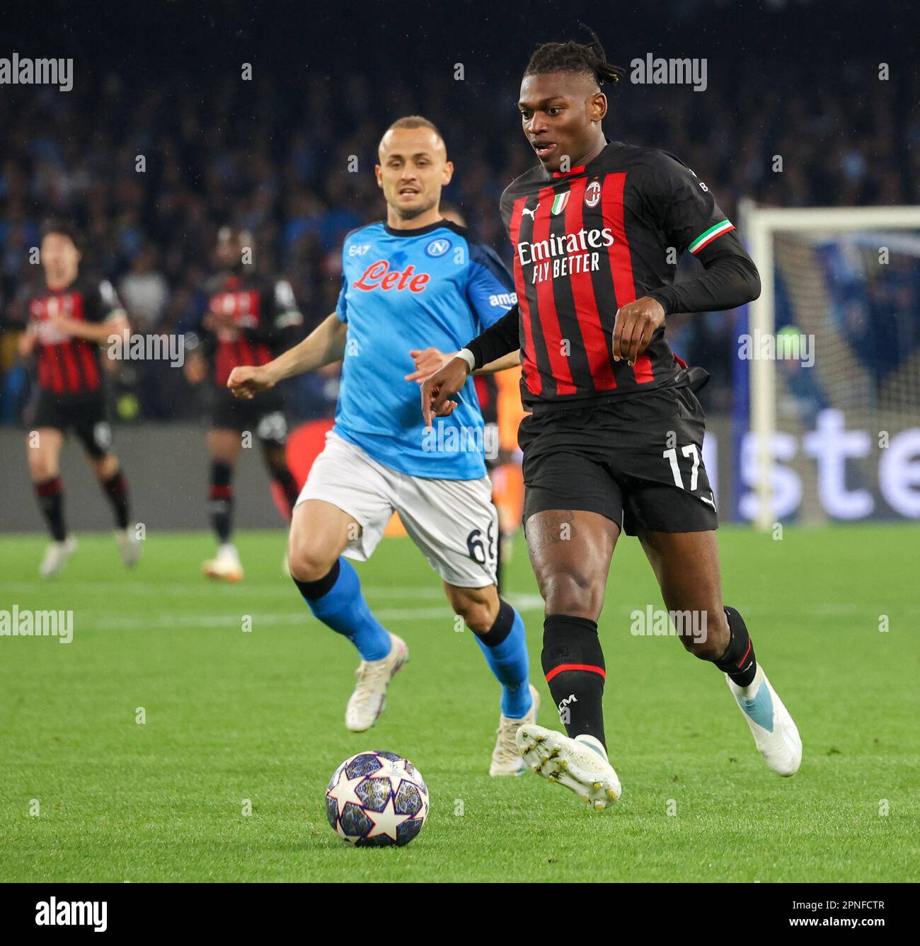 Naples, Campania, Italy. 18th Apr, 2023. Napoli 04/18/2023, during the quarter final soccer ...