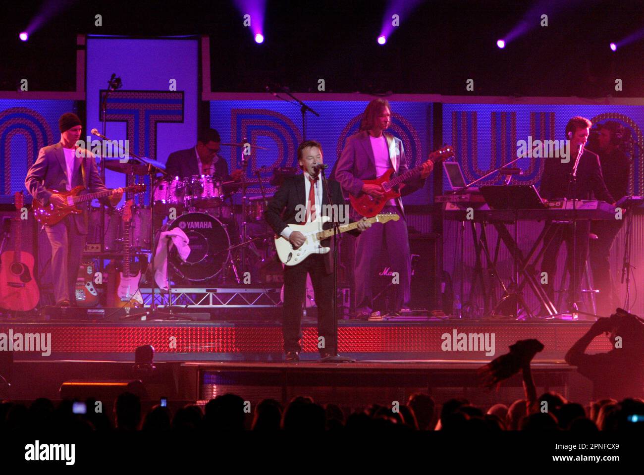 David Paton of Pilot performing at the Countdown Spectacular in the ...