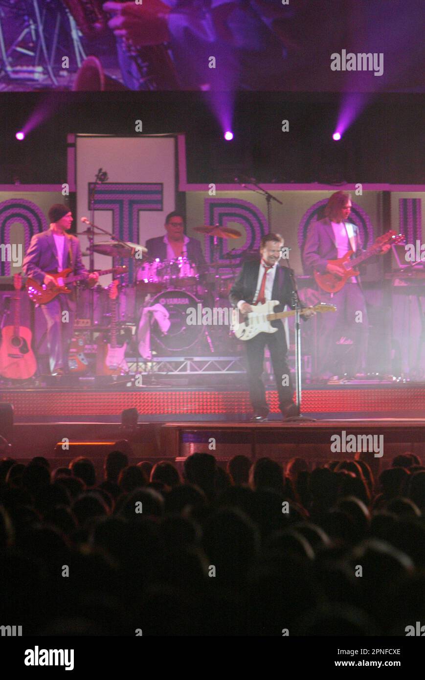David Paton of Pilot performing at the Countdown Spectacular in the ...