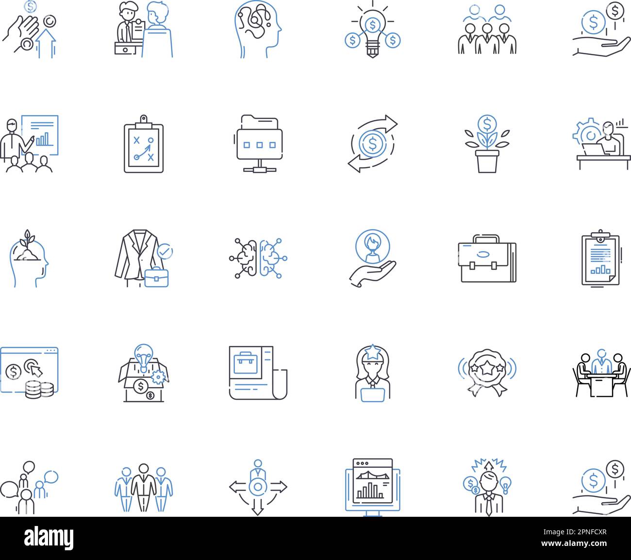 Budget Control line icons collection. Savings, Expenses, Finances, Goal ...