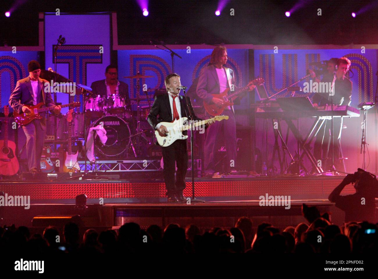 David Paton of Pilot performing at the Countdown Spectacular in the ...