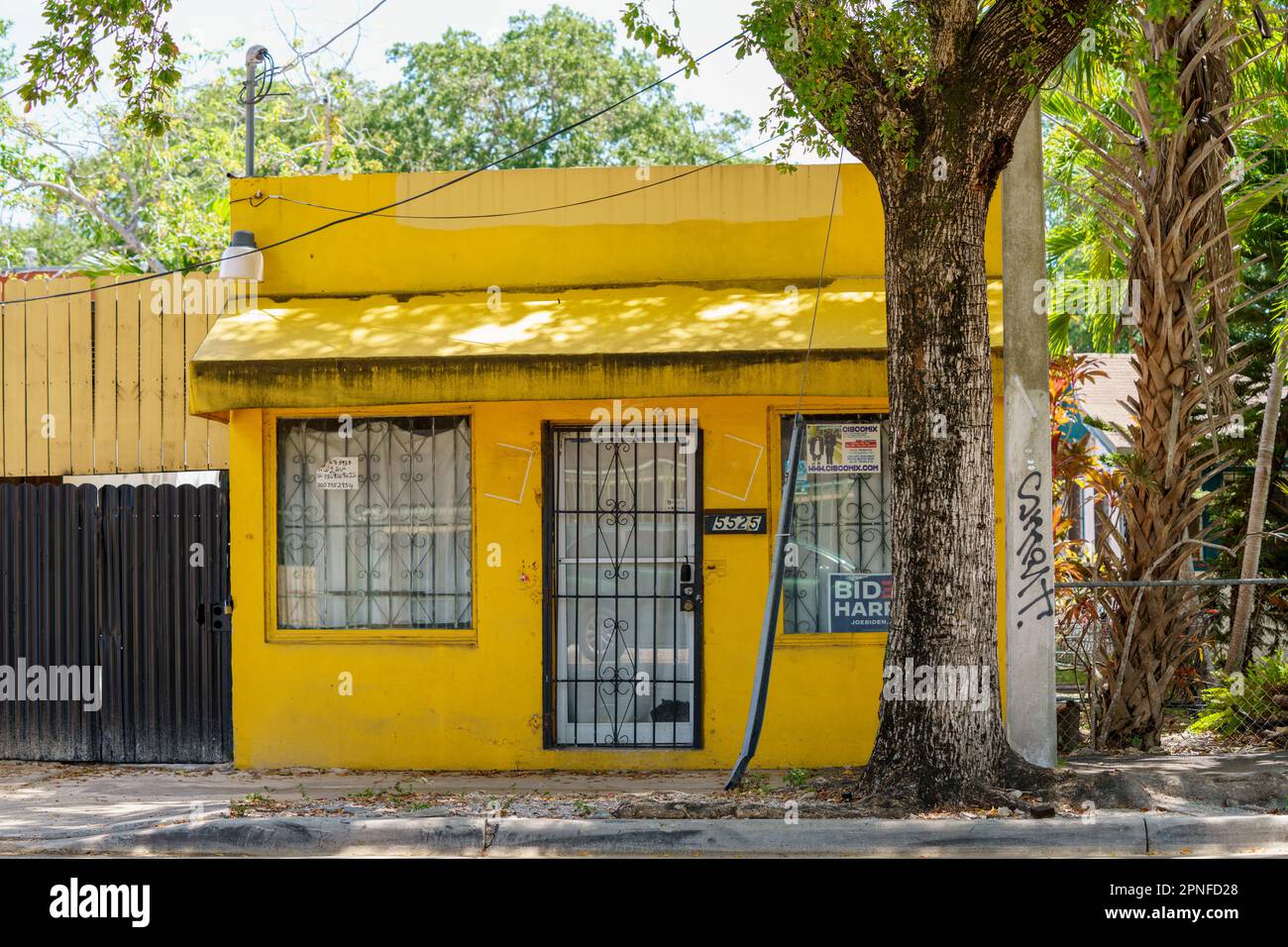 Little Haiti Miami, FL, USA - April 18, 2023: Image of a standalone ...