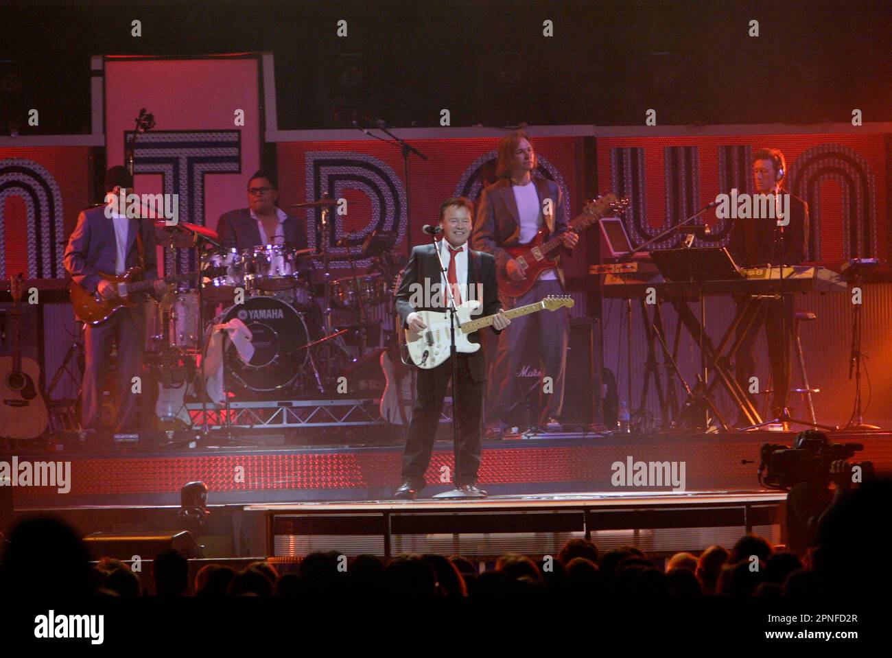 David Paton of Pilot performing at the Countdown Spectacular in the ...