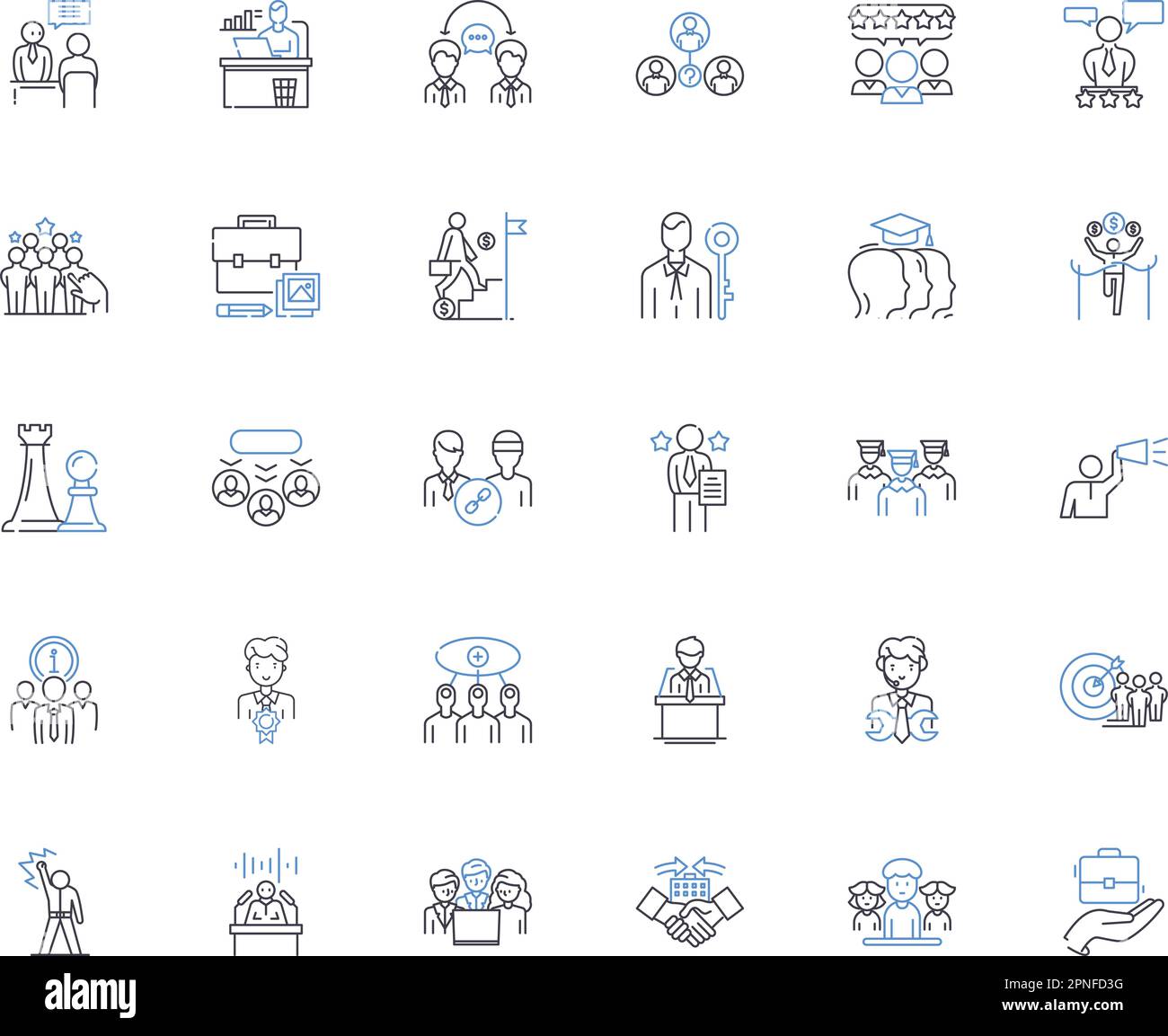 Real estate tech line icons collection. Automation, Blockchain, Cloud ...