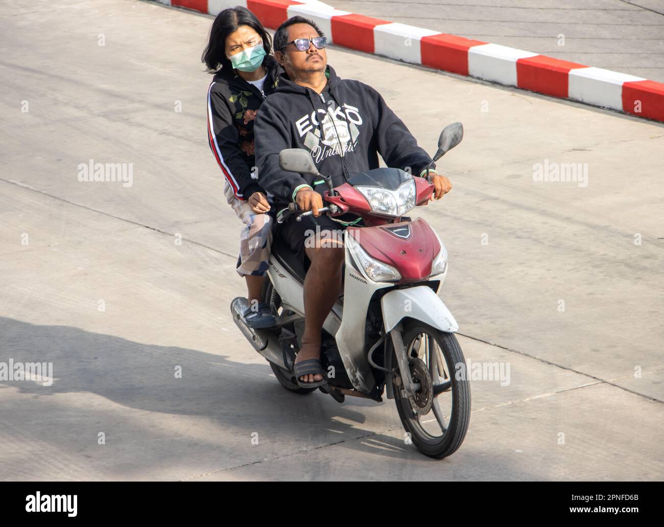 Two men ride on motorcycle hi-res stock photography and images - Alamy