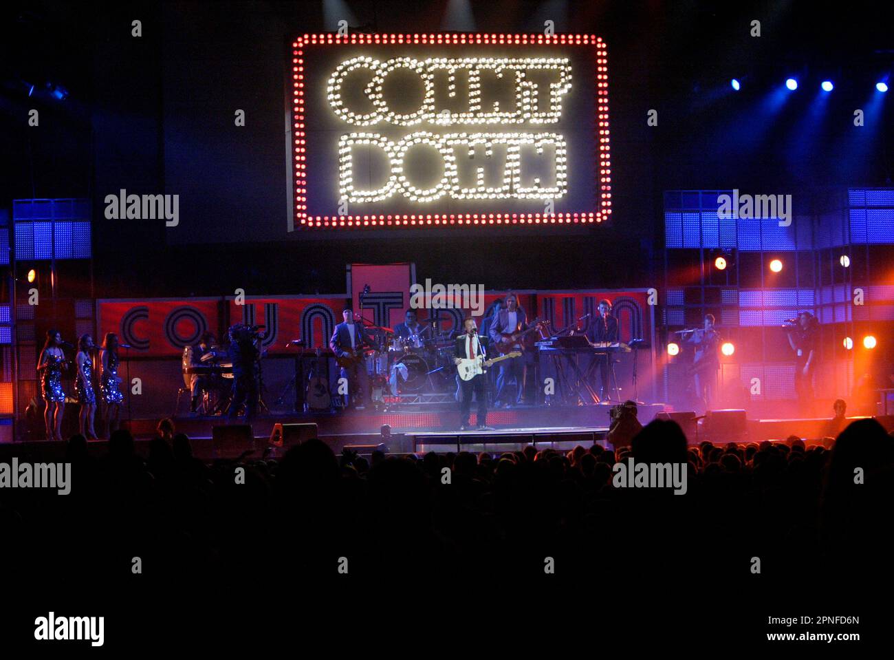 David Paton of Pilot performing at the Countdown Spectacular in the ...
