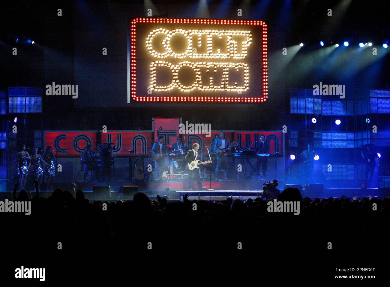 David Paton of Pilot performing at the Countdown Spectacular in the ...